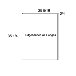PGW-BEP2535 - Panel - Base Panels - 25.3125 inch