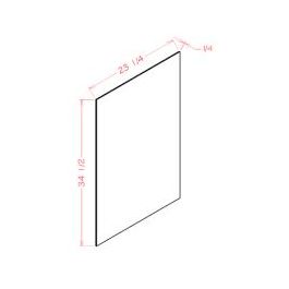 SC-BSV - Panel-Base Veneer End - 23.5 inch